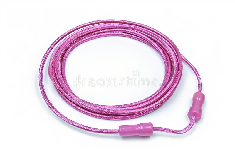 Rope in Motion on White Background Stock Illustration - Illustration of ...