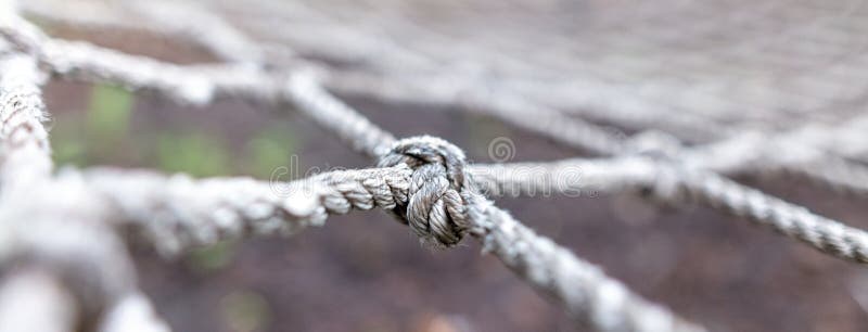 Rope net as an attraction stock photo. Image of lifestyle - 228958432