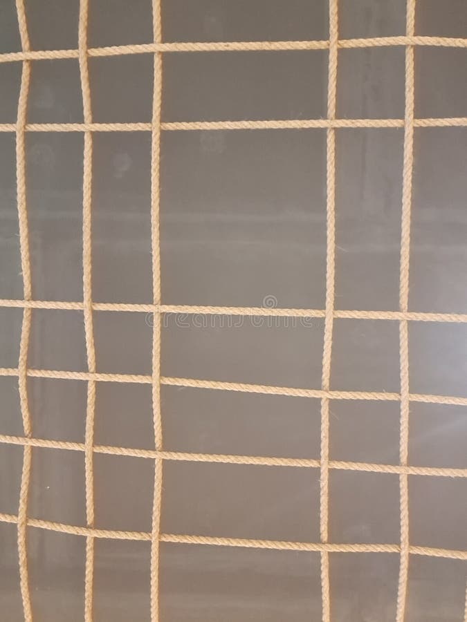 Rope Net Ceiling Design stock image. Image of ropes - 294367541
