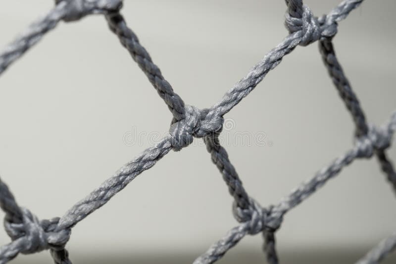 Rope Net Close Up. Mesh with Weaving and Knots Stock Image - Image of ...