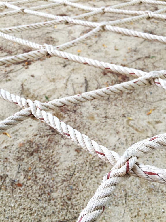 Rope network stock image. Image of abstract, climb, sand - 58449741