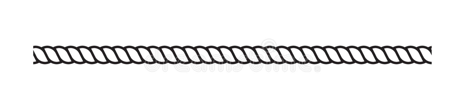 Simple Rope Border Patterns Stock Illustrations – 39 Simple Rope Border ...