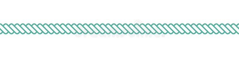 Rope Pattern Border Design. Vector Illustration Decorative Design Stock ...