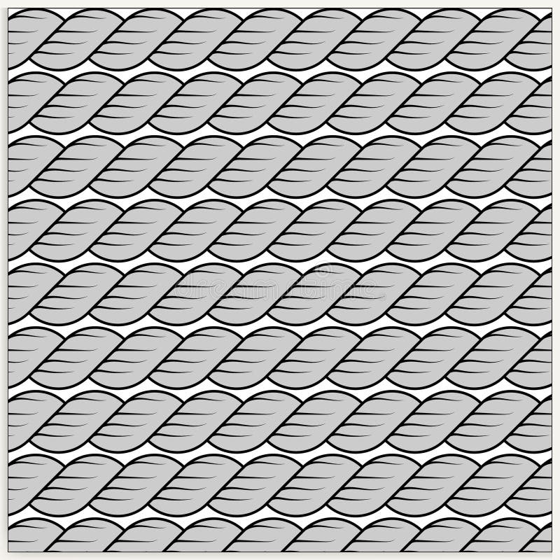 Ropes Pattern Brushes. Braids and Plaits Silhouette Collection Stock ...