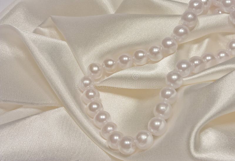 Rope of pearls 1 stock image. Image of textile, drape - 10032695