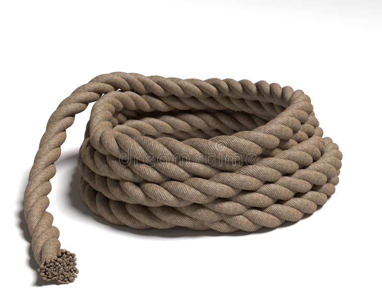 Rope Pile stock illustration. Illustration of pile, rope - 43304438
