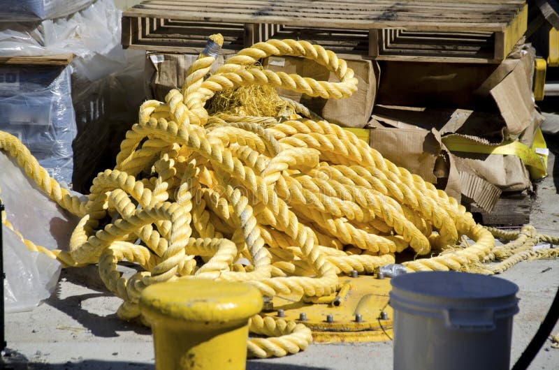 Rope stock photo. Image of messy, line, dock, tangle - 89782656