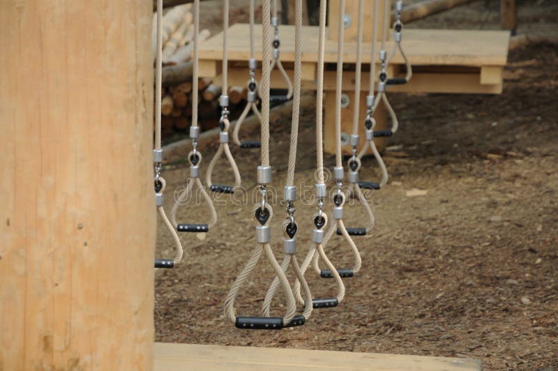 Rope playground stock image. Image of rope, jungle, playfield - 77573603