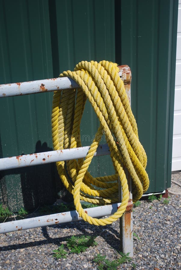 Rope and pole stock photo. Image of gray, strong, pole - 26010106