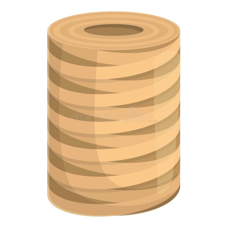 Rope Roll Icon Cartoon Vector. Natural Knot Stock Vector - Illustration ...