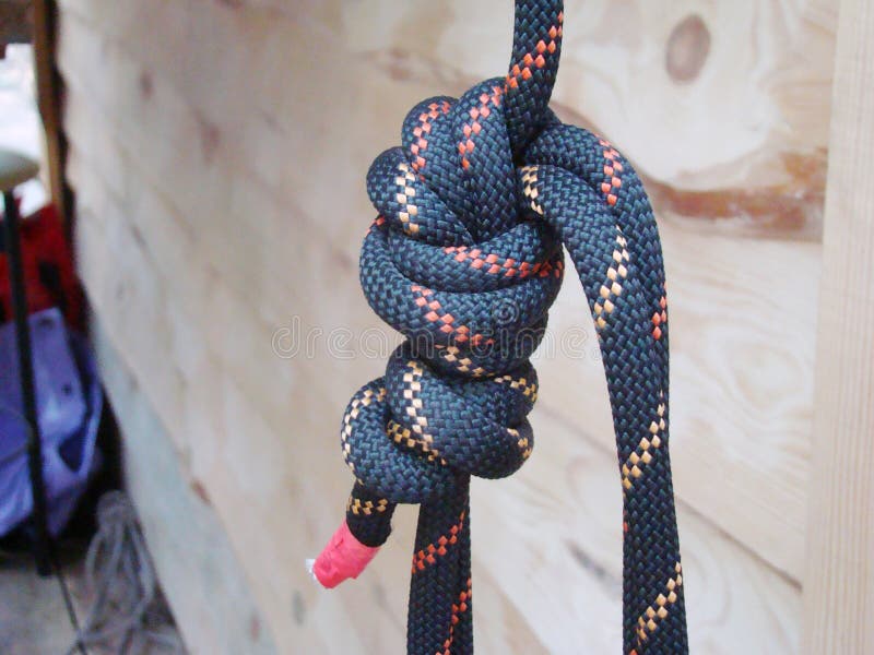 Rope for rope access stock image. Image of knot, strong - 74706085