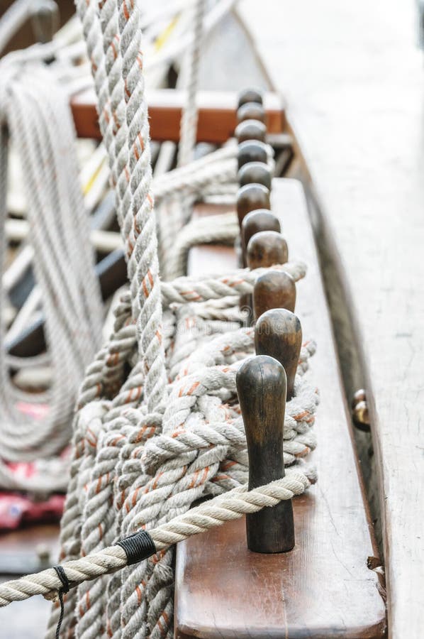 Rope sail and rig stock photo. Image of meer, anchor - 41865908