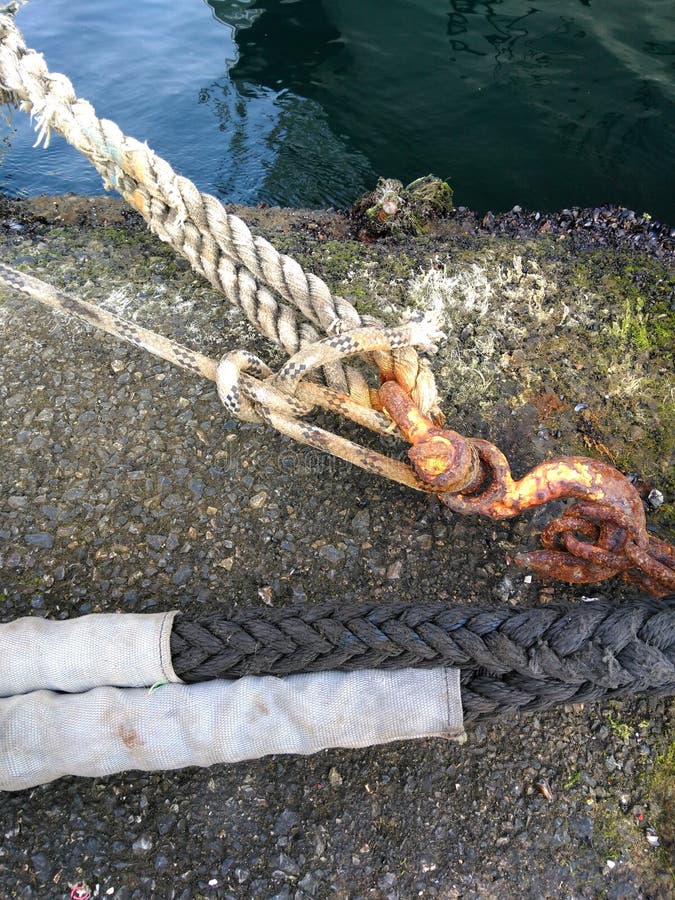Rope Sea Boat Turkey, Istanbul, Golden Horn Stock Image - Image of ...