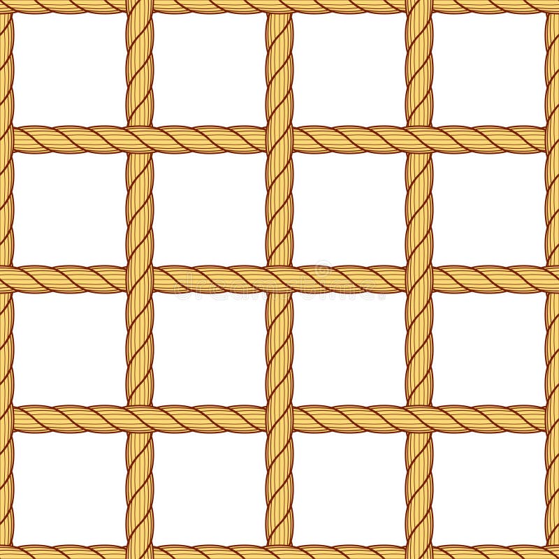 Rope seamless net stock vector. Illustration of vector - 80410564
