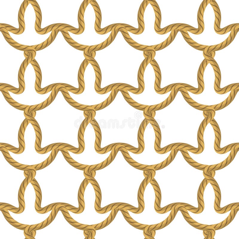 Rope Seamless Pattern stock vector. Illustration of cloth - 150870256