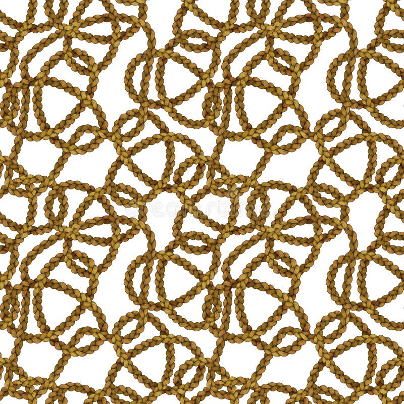 Rope seamless pattern stock vector. Illustration of nautical - 102192574