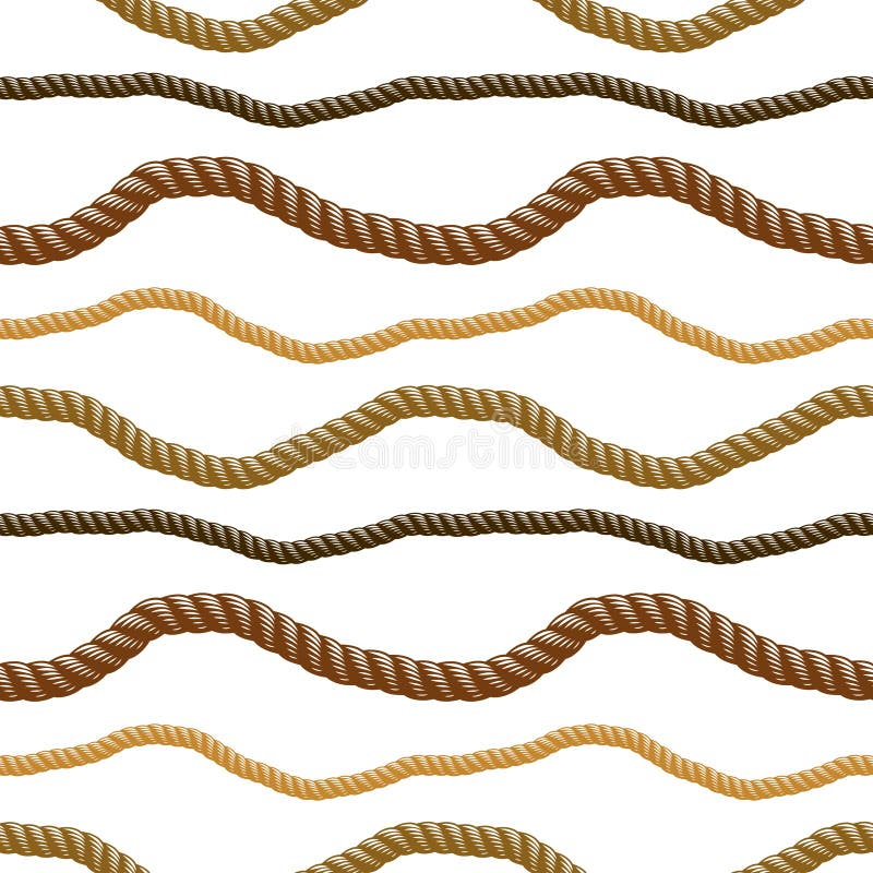 Rope Seamless Pattern, Trendy Vector Wallpaper Background. Navy Simple ...