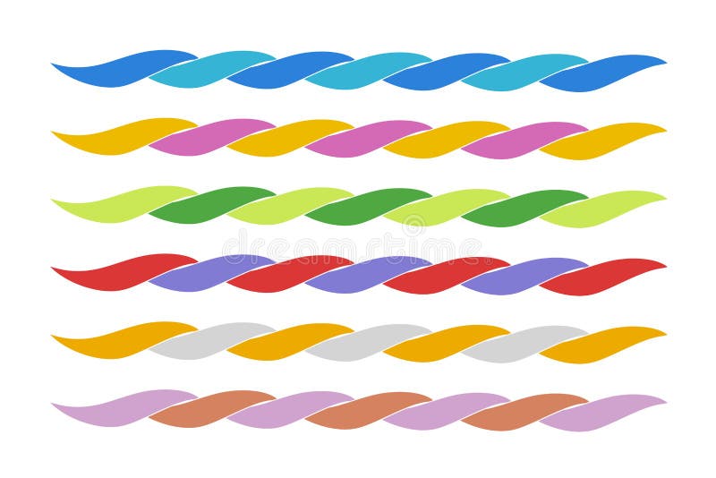 Rope set illustration stock vector. Illustration of frame - 95747897