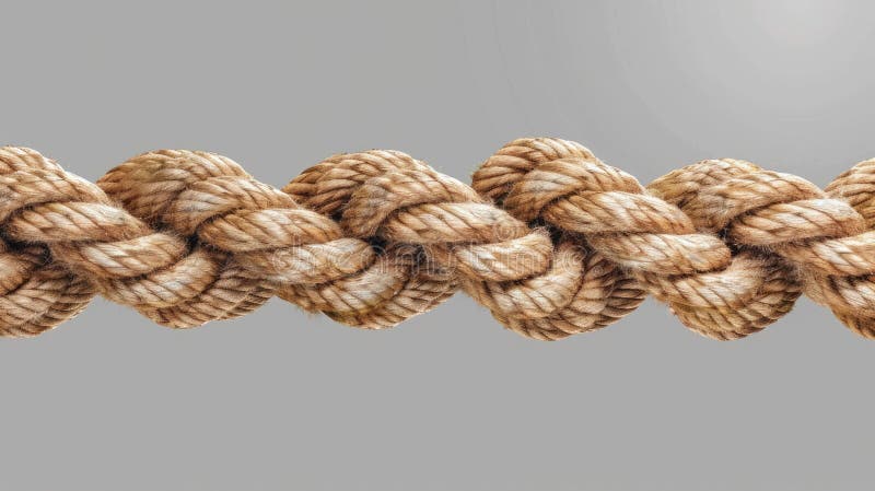 A Rope is Shown in a Close Up Stock Photo - Image of fasten, string ...