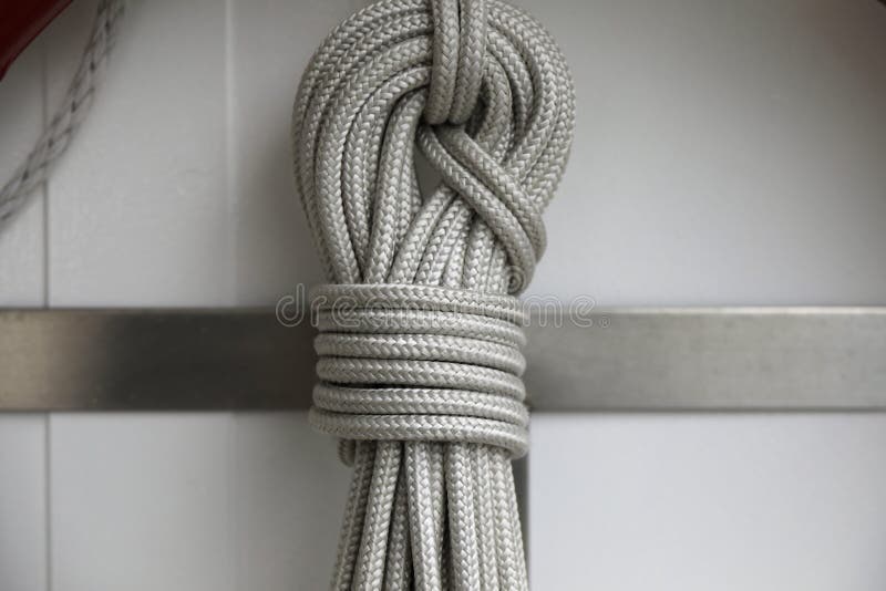 Rope on the Side of the Ship Stock Image - Image of hang, rope: 197823759