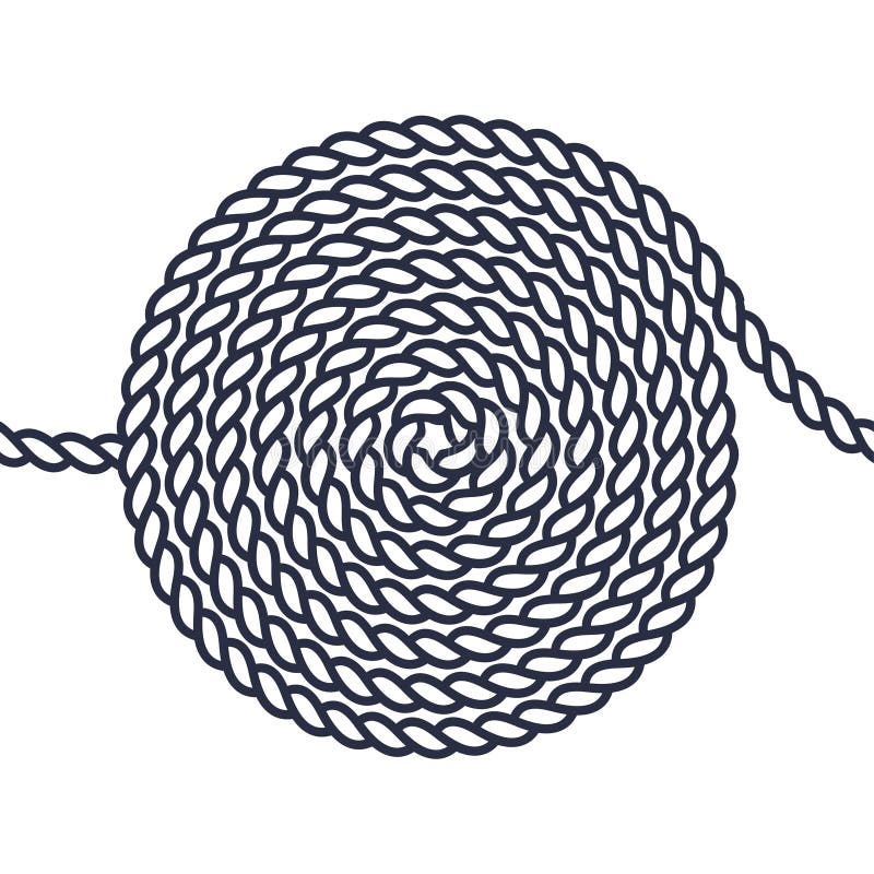 Rope Spiral Seamless Pattern Stock Vector - Illustration of simple ...