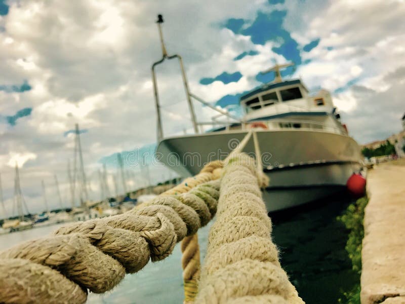 Rope stock image. Image of rope, ship, harbour, standing - 164247605