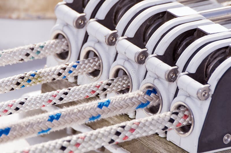 Rope stopper stock image. Image of equipment, yacht, cord - 4495673