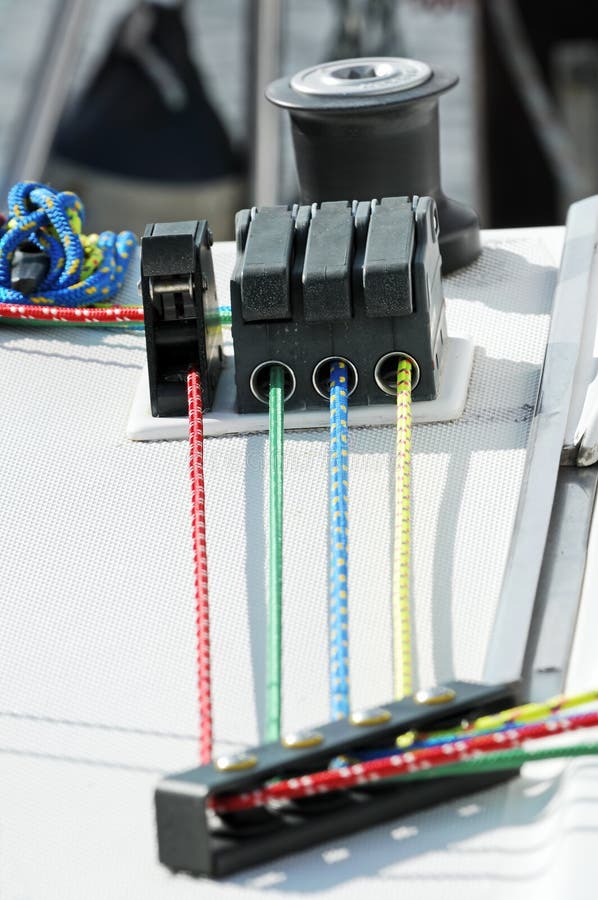 Rope stopper stock image. Image of technical, boat, cord - 6497823