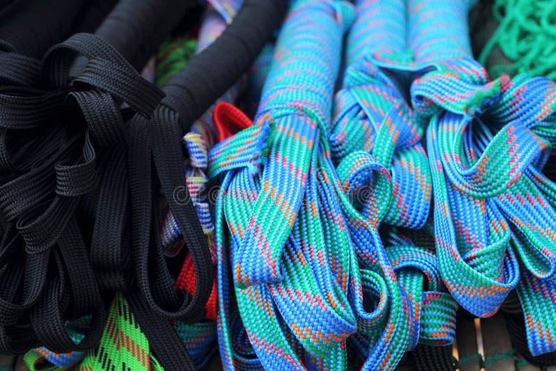 Rope Strap Several Colors for Sale Stock Photo - Image of sale ...