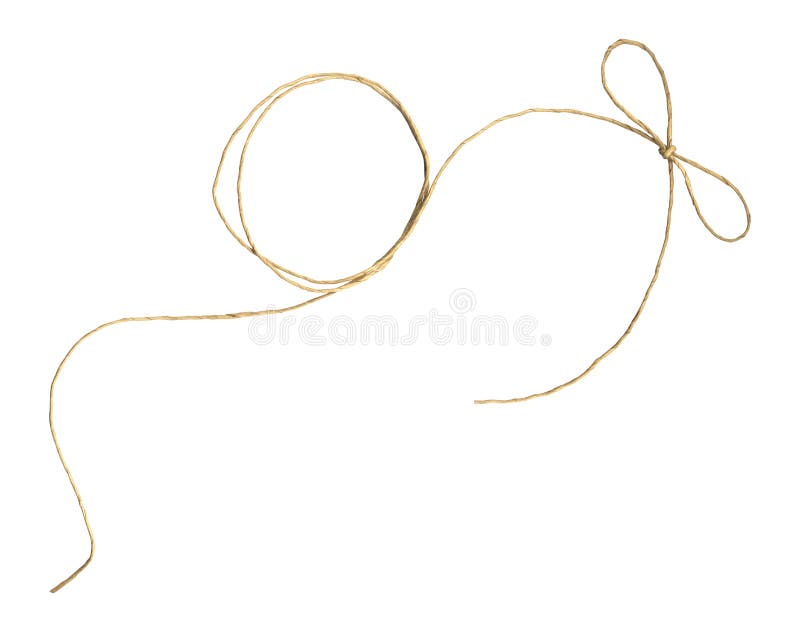 Top View of Nautical Rope with Knots Stock Image - Image of cord ...