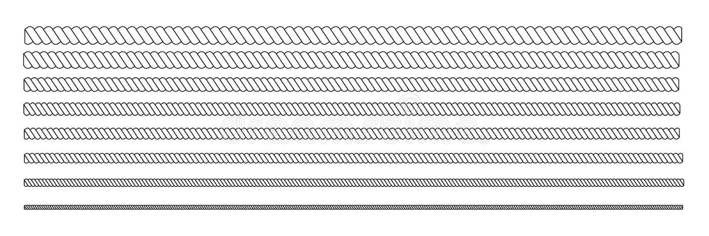 Rope Thickness Stock Illustrations – 278 Rope Thickness Stock ...