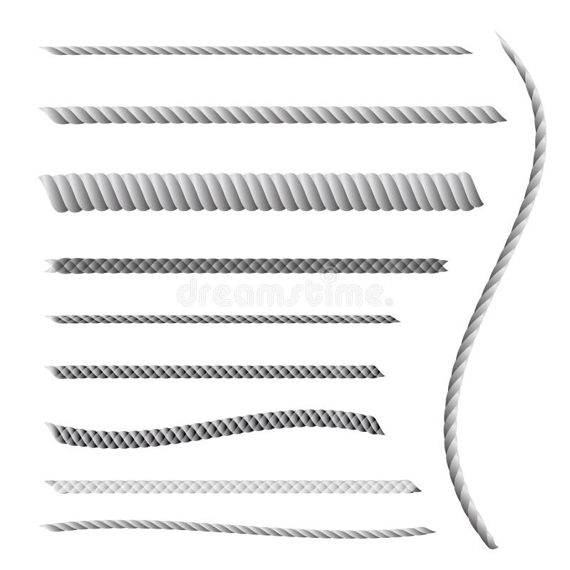 Rope or twine stock vector. Illustration of isolated - 63599073