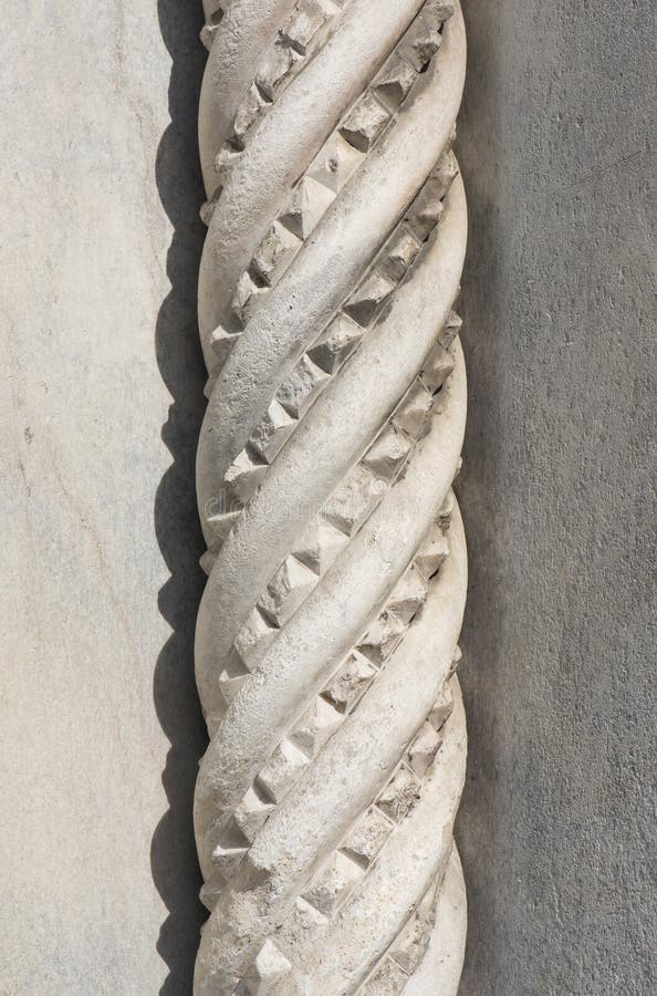 Rope Twist Marble Column stock photo. Image of spiral - 94174288