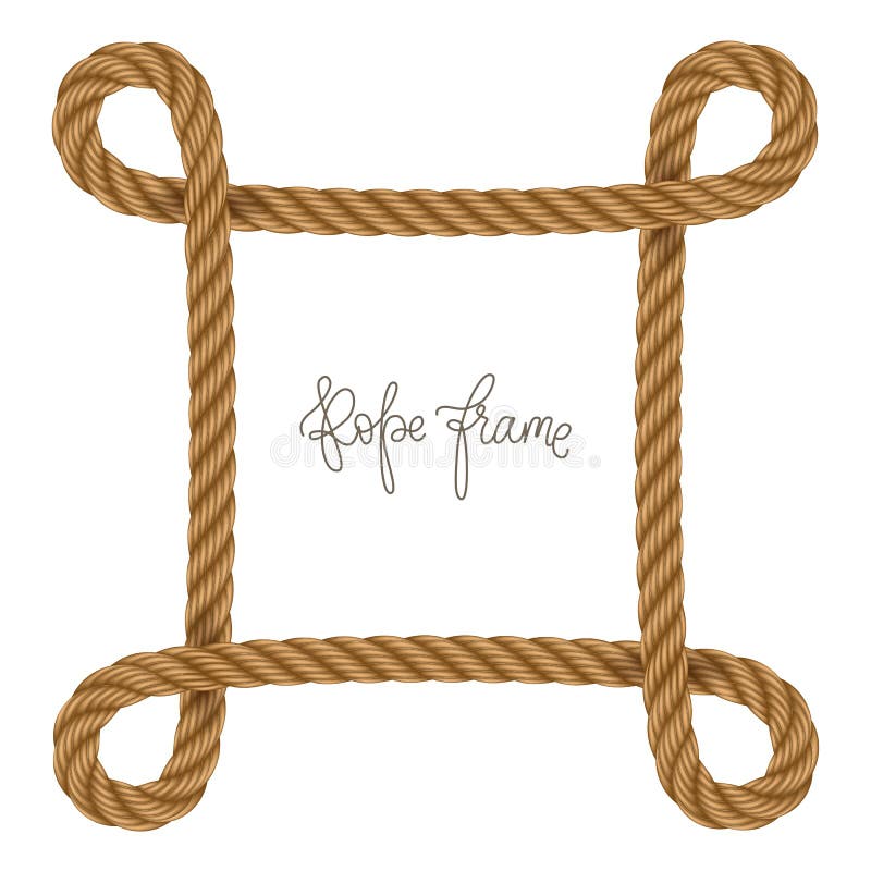 Rectangle Rope Frame Stock Illustrations – 1,640 Rectangle Rope Frame ...