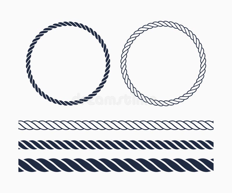 Rope Knot Pattern Brushes Stock Illustrations – 50 Rope Knot Pattern ...