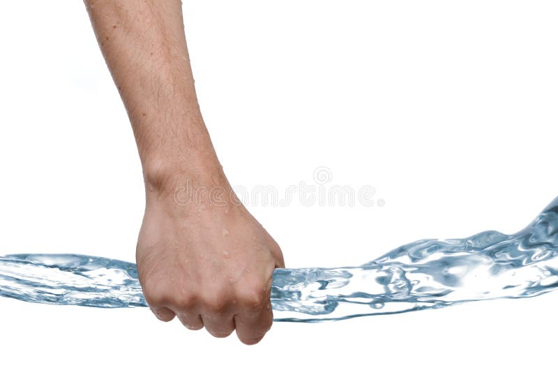 Pouring Water stock image. Image of close, hand, stream - 2918257