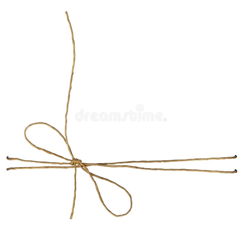 Rope wrap with bow stock photo. Image of anniversary - 12338510