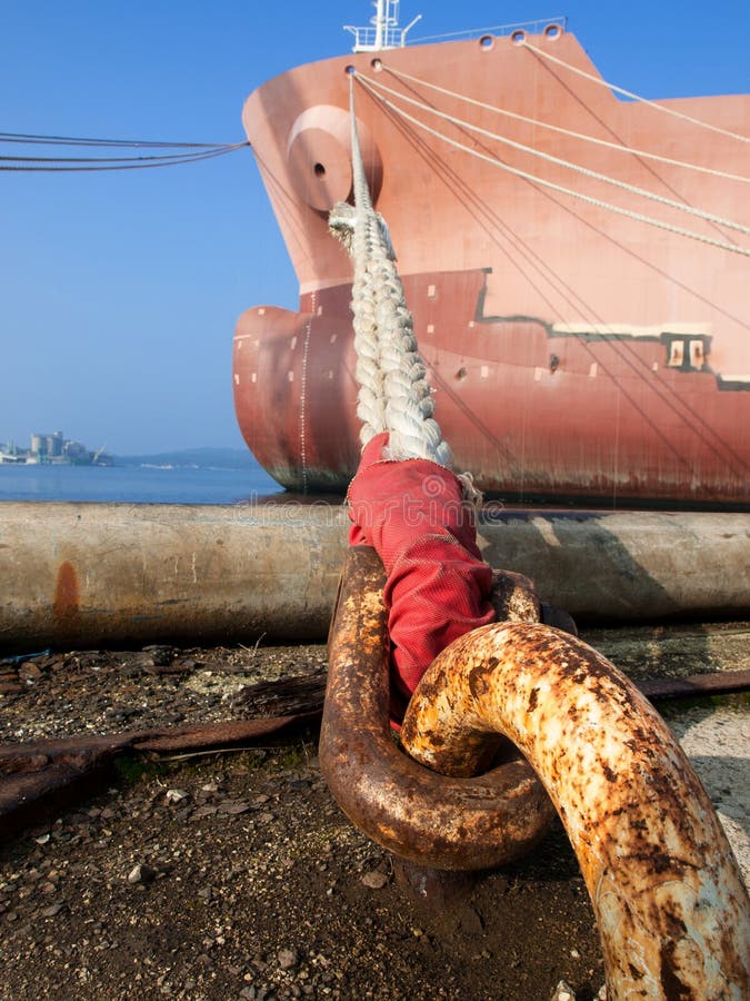 Ropes stock image. Image of ship, water, ocean, tanker - 27370679