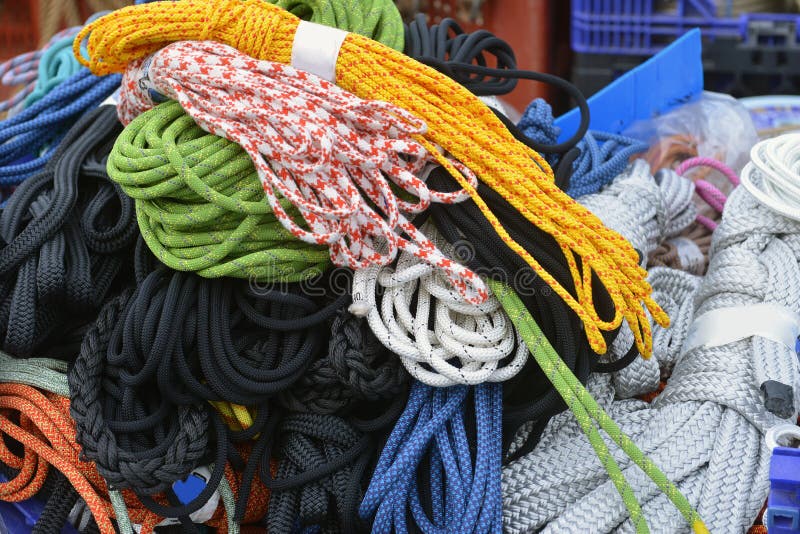 Ropes and cables stock photo. Image of pattern, braided - 51270944