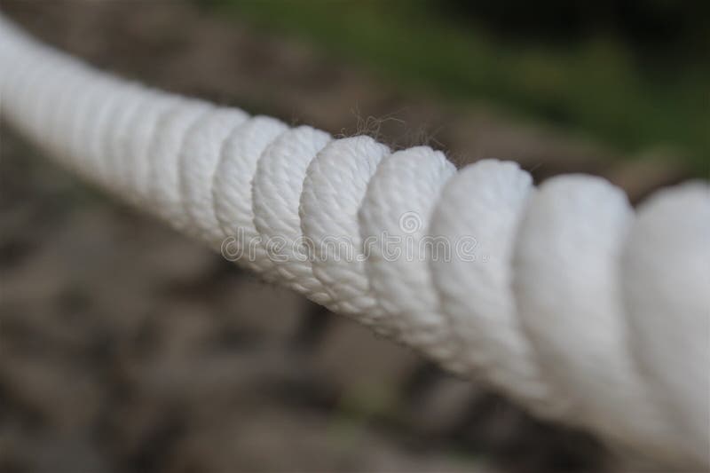 Ropes on the Coast with a Blurred Background Stock Photo - Image of ...