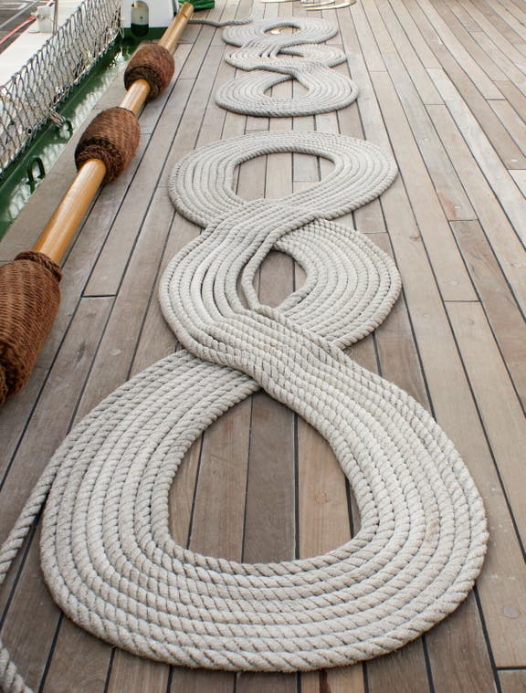 Ropes on deck stock photo. Image of deck, 2008, ropes - 14709610