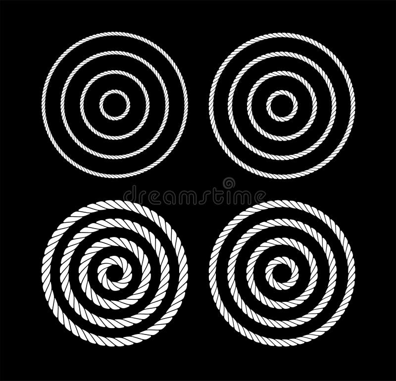 Ropes Different Thickness Stock Illustrations – 39 Ropes Different ...