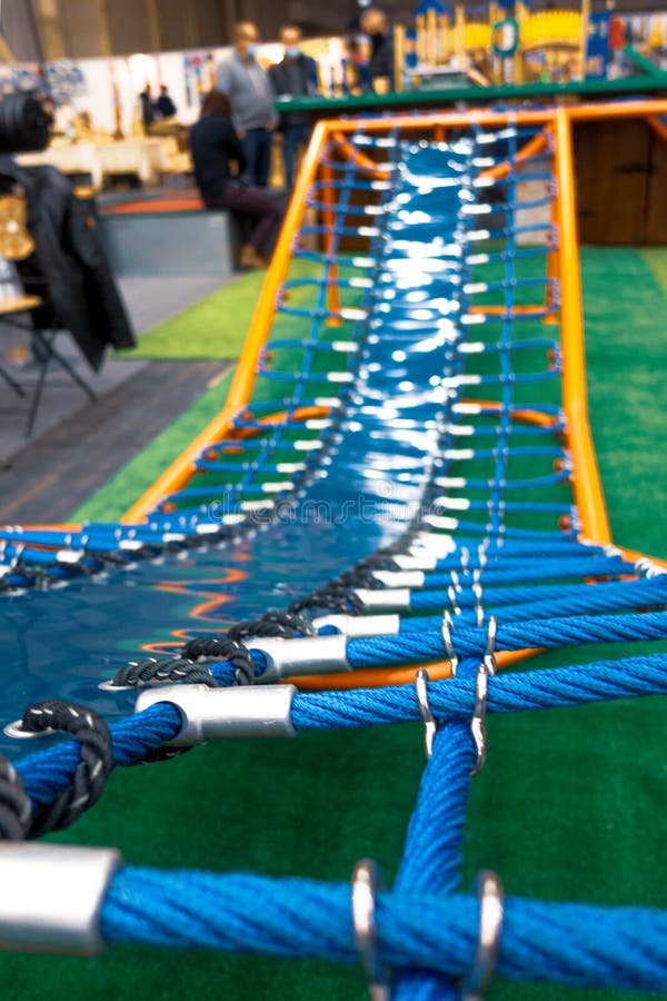 Ropes for Games and Sports in the Playground Stock Photo - Image of ...