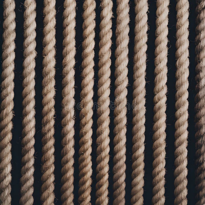 Ropes Isolated on White Background, Versatile Design Elements Photo ...