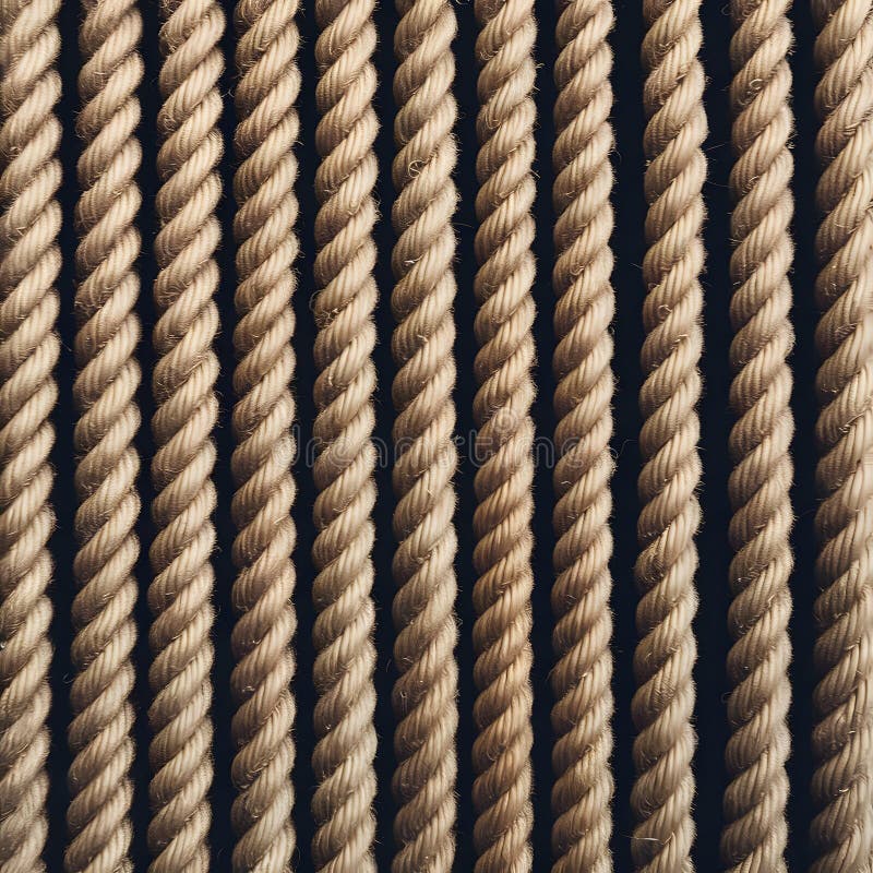 Ropes Isolated on White Background, Versatile Design Elements Photo ...