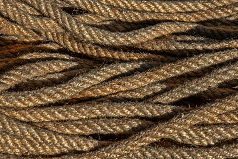 Ropes Made from Natural Materials Stock Image - Image of cotton, canvas ...