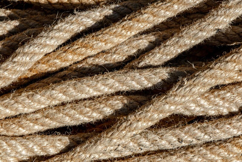 Ropes Made from Natural Materials Stock Photo - Image of abstract ...