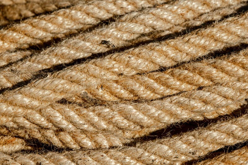 Ropes Made from Natural Materials Stock Photo - Image of cotton, hemp ...