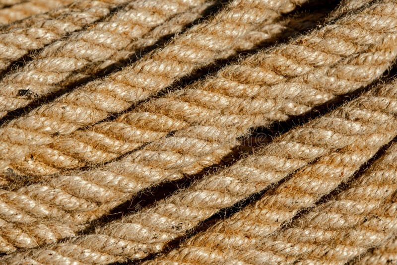 Ropes Made from Natural Materials Stock Image - Image of grunge ...