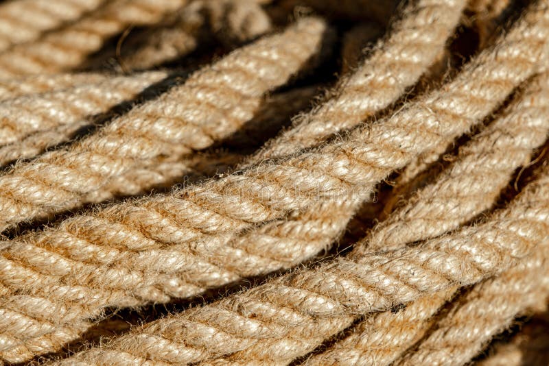 Ropes Made from Natural Materials Stock Image - Image of canvas ...